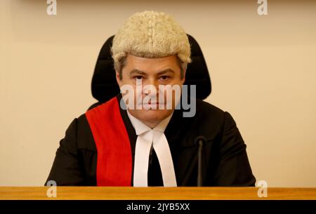 Justice Mark Livesey poses for a portrait at the Supreme Court in ...