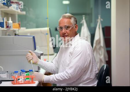 Clinical Associate Professor Michael Buckland poses for a photo inside ...