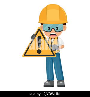 Warning Sign Wear Protective Equipment,With PPE Symbols on White ...