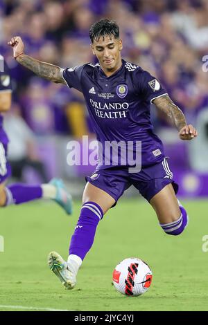 Orlando City forward Facundo Torres, 17, reacts after he misses shoot ...