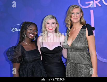 Sofia Ongele, Alex Crotty and Nicole Galovski arriving to the "Growing Up" Premiere held at ...