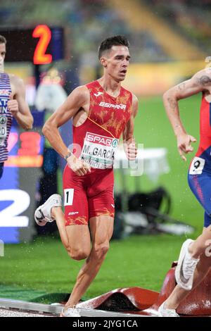 Mario García participating in the. 1500 meters of the European ...