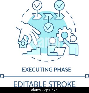 Executing phase concept icon Stock Vector Image & Art - Alamy