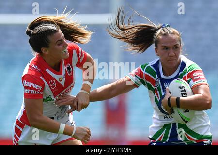 Jessica Sergis of the Dragons during the NRLW match between the St ...