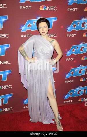 LOS ANGELES - SEP 6: Aubrey Burchell at the America's Got Talent Season ...