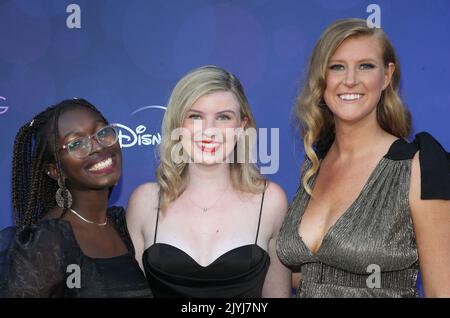 Sofia Ongele, Alex Crotty and Nicole Galovski arriving to the "Growing Up" Premiere held at ...