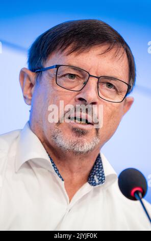 Stuttgart, Germany. 08th Sep, 2022. Karin Fetzner, deputy chairwoman of ...