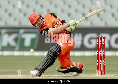 Josh Inglis of the Scorchers bats during the Big Bash League (BBL ...