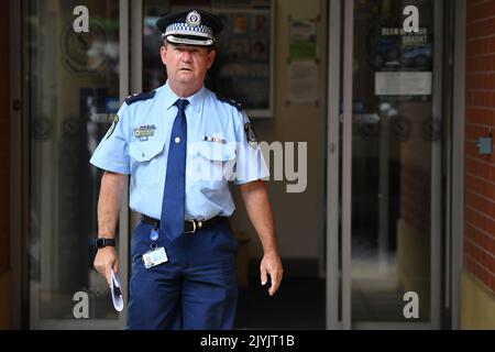 Detective Superintendent Tony Cooke arrives to speak to media at ...