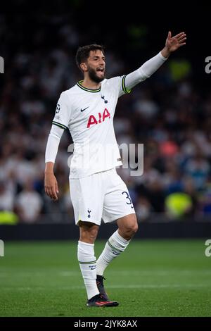 Rodrigo Bentancur of Tottenham Hotspur during the UEFA Europa League ...