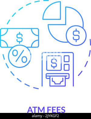 ATM fees concept icon Stock Vector Image & Art - Alamy
