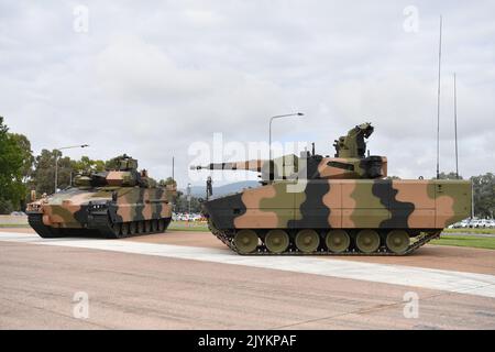 Hanwha Defence Australia’s Redback fighting vehicle on display at ...