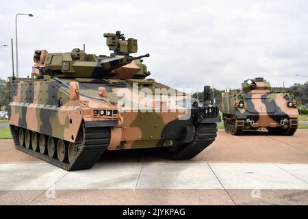 Hanwha Defence Australia’s Redback fighting vehicle on display at ...