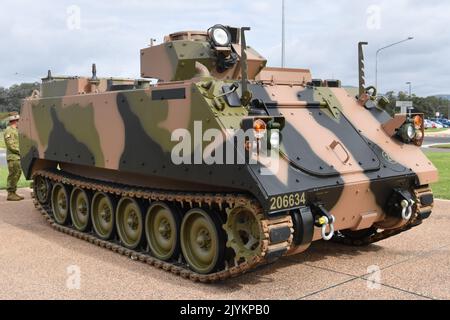 Hanwha Defence Australia’s Redback fighting vehicle on display at ...