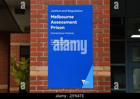 General view of the exterior of the Melbourne Assessment Prison in ...