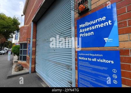 General view of the exterior of the Melbourne Assessment Prison in ...