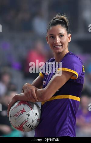 Kim Ravaillion of the Firebirds looks on during the Round 1 Super ...
