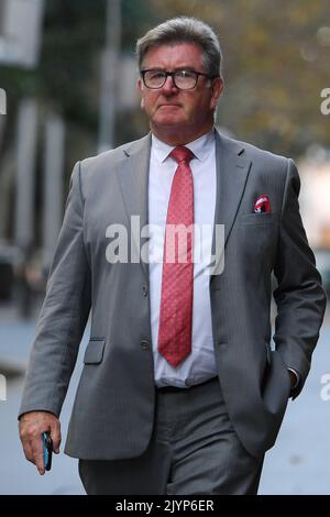 Stephen Barrett seen outside the Supreme Court in Sydney, Monday, May ...