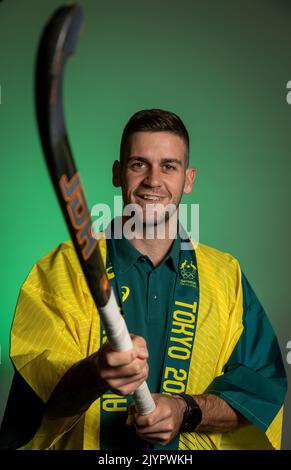 Blake Govers of the Kookaburras poses for a photograph during an ...