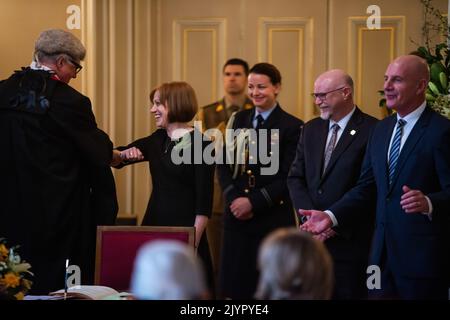 Barbara Baker AC during the swearing in ceremony of Tasmania’s 29th ...