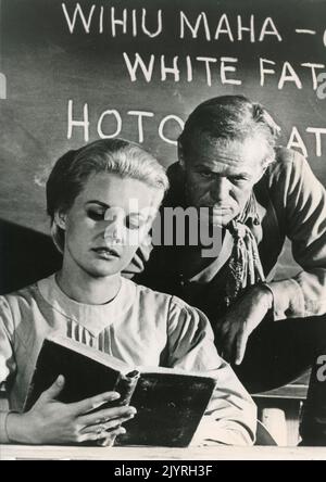 American actress Carroll Baker in the movie How the West Was Won, USA ...