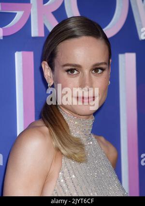 Brie Larson arriving to the "Growing Up" Premiere held at Neuehouse Hollywood on September 7 ...