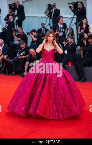 Guest attends "The Son" red carpet at the 79th Venice International ...