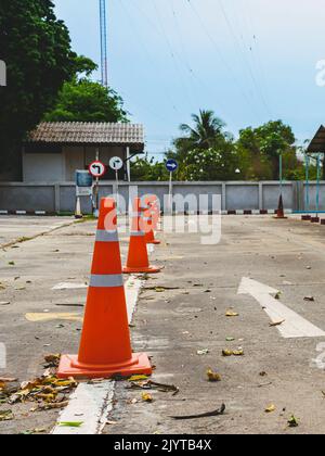 Driving test and training area with simulate test for driving license ...