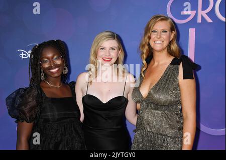Sofia Ongele, Alex Crotty and Nicole Galovski arriving to the "Growing ...