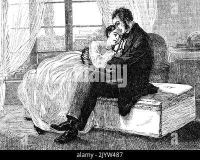 Illustration depicting a couple. Illustrated by William Small (1843 ...