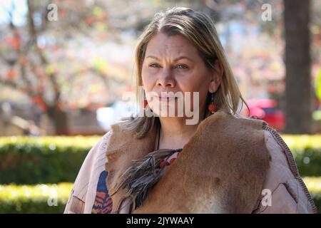 New Senator for WA Dorinda Cox poses for a portrait outside of ...