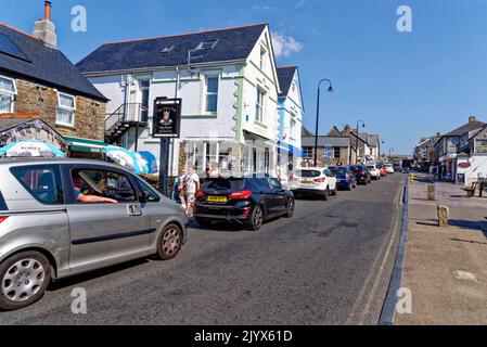 Tintagel - Street View Stock Photo - Alamy