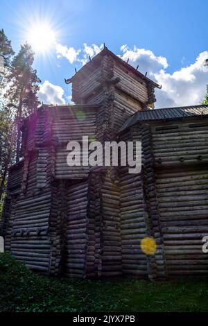 Real-life version of a 12th century Semigallian fortification on the ...