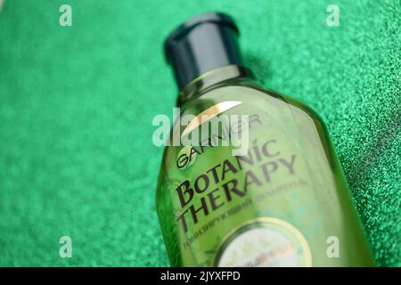TERNOPIL, UKRAINE - SEPTEMBER 2, 2022 Bottle of Fa Get Spiritual on ...