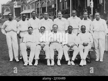 West Indies Team Group. Back row, from L to R: Maurice Foster, Charlie ...