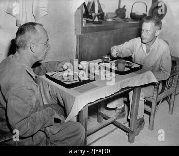 Photograph of Admiral Raymond A. Spruance, Commander of the Fifth Fleet ...