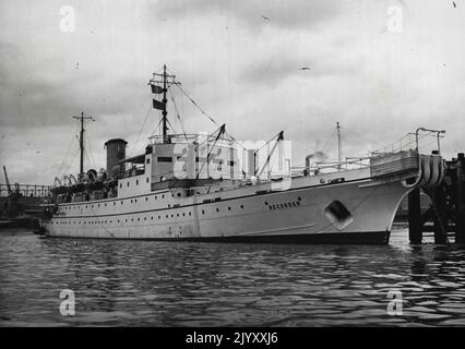 The New Cable Ship Sails Tomorrow -- In the Cable Testing Room, 3rd ...