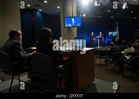 Town Hall Meeting at HUD headquarters, with Secretary Shaun Donovan and ...
