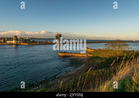 Aberdeen, Scotland, UK, November 20th 2022, Aberdeen breakwater ...