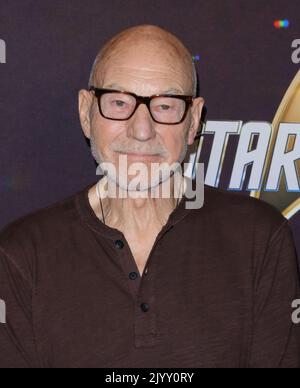 Patrick Stewart arrives at The Star Trek Celebration Red Carpet held at ...