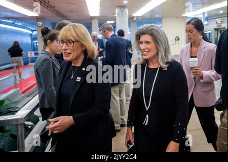 United States Senator Maggie Hassan (Democrat of New Hampshire) makes ...