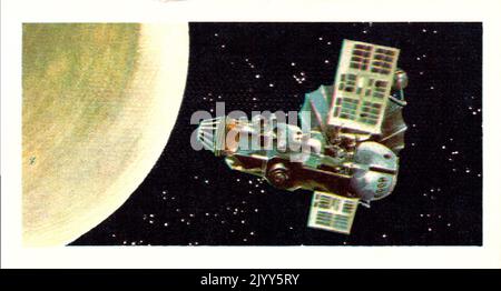 from a series of cards for Brooke Bond Tea; 1973; "The Race into Space ...