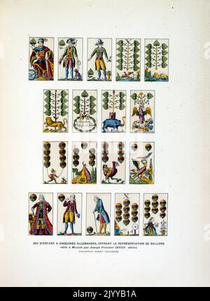 game, cards, playing card, German suit, two, with lansquenet, 16th ...