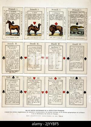 French Revolution Cards Stock Photo - Alamy
