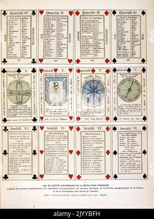 French Revolution Cards Stock Photo - Alamy
