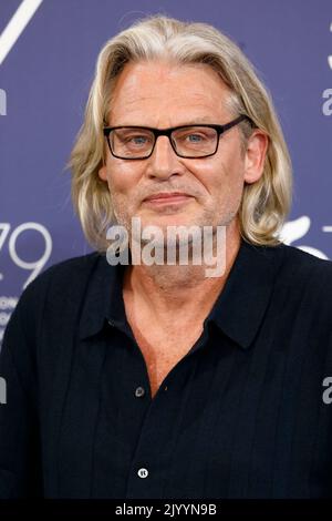 Andrew Dominik attends the photocall for "Blonde" at the 79th Venice ...