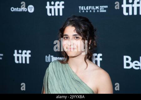 Nathalie Issa attends the film premiere for 'The Swimmers' during the ...