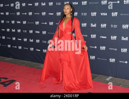 Jamila C Gray attends the premiere for "On The Come Up" on day one of ...
