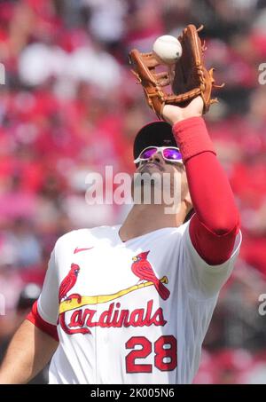 Washington Nationals' Lane Thomas at bat during a baseball game against ...