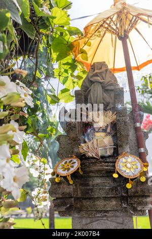 Throne altar for Acintya (or Sang Hyang Widhi Wasa), Balinese Hindu ...